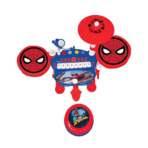 Lexibook Spider Man Electronic Luminous Drums Set Buysbest