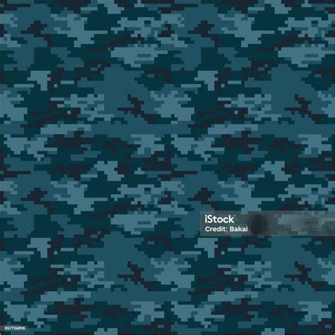 육군 또는 해군 군사 디지털 위장 원활한 벡터 패턴 또는 원활한 벡터 배경 위장에 대한 스톡 벡터 아트 및 기타 이미지 위장 군사 벡터 Istock
