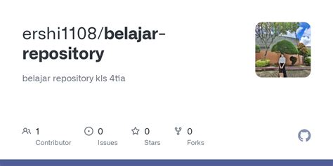 GitHub Ershi Belajar Repository Belajar Repository Kls Tia