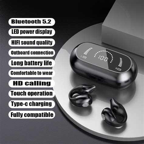 Wireless Ear Clip Bluetooth Headphones Reinsho