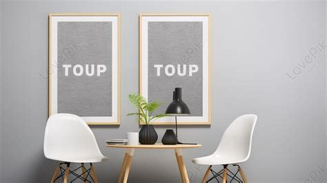 모의 포스터 프레임을 갖춘 현대적인 스칸디나비아 스타일 인테리어의 3d 렌더링 현대적 배경 테리 배경 내부 배경 이미지 Hd 현대적 테리 내부 배경 사진 무료