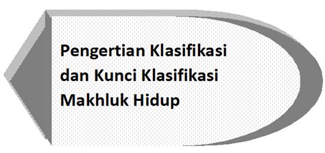 Klasifikasi Dan Kunci Klasifikasi Makhluk Hidup Berikut Id