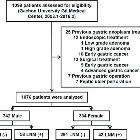 Inclusion Criteria For Study Subjects Lnm Lymph Node Metastasis