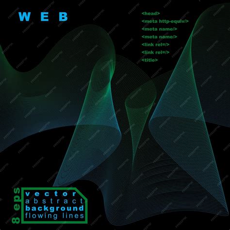 곡선 투명 동적 리본이 있는 3d 벡터 장식 배경 멋진 어두운 공중 섬유 구성 프리미엄 벡터