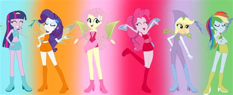 3032581 Safe Artistselenaede Artistunicorngirl06 Applejack Fluttershy Pinkie Pie