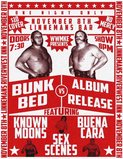 Bunk Bed Album Release W Known Moons Sex Scenes And Buena Cara November 8 2024 Linnemans