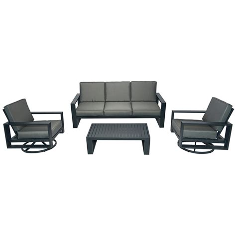 Furniture One 5 Seater Aluminium Garden Dining Set Wilko