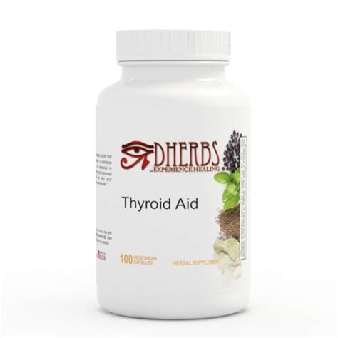 Thyroid Natural Herbal Remedy Hyperthyroidism Hypothyroidism Herbs