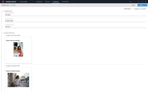 Localization Schema Examples Amplience Documentation