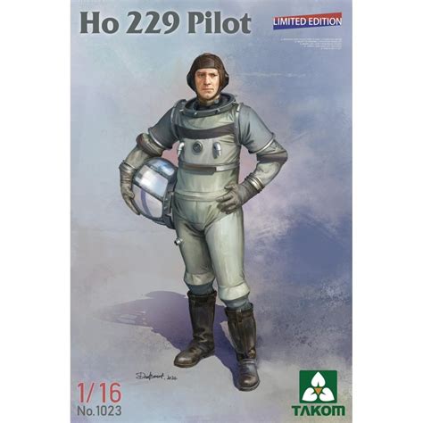 New In Stock Takom Tak1023 Ho 229 Pilot Limited Edition Figure Model Kit Jumblies Models