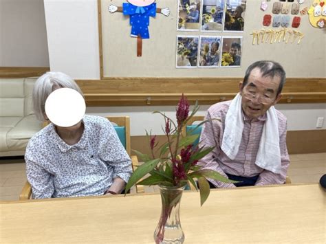 ウモウケイトウをご鑑賞スタッフブログALSOK介護株式会社