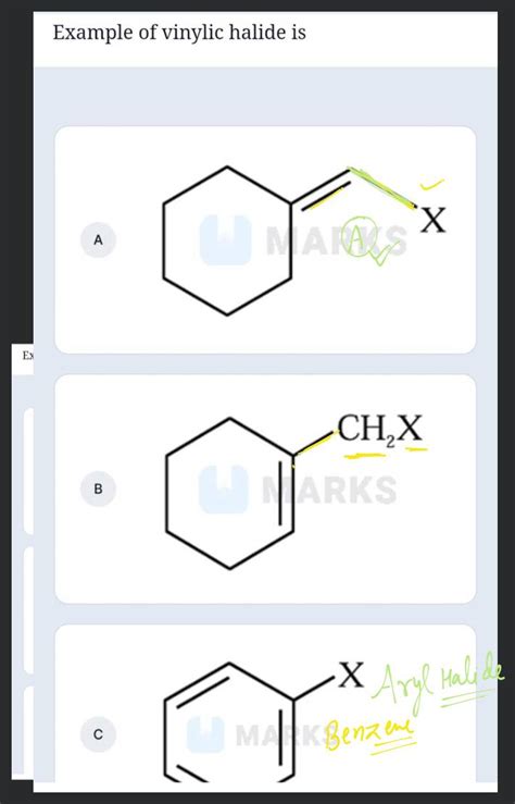 Example Of Vinylic Halide Isa[x]c C1ccccc1b[x]cc1 Ccccc1c[x]c1ccc