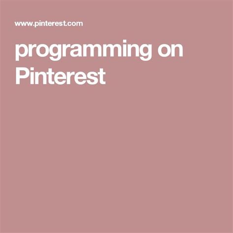 programming on pinterest programming pinterest