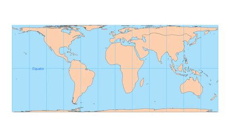 Equal Area Projection Maps In Cartography Gis Geography