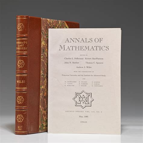 Modular Elliptic Curves And Fermats Last Theorem First Edition Richard Taylor Bauman Rare Books