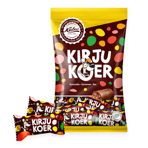 Конфеты батончики Kalev Kirju Koer 200г — купить в интернет-магазине ...