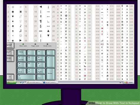 How To Draw With Text In Notepad Steps With Pictures