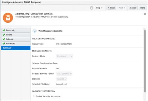 rabbitmq amqp adapter for oracle integration oic gen 2
