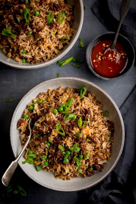Minced Beef Fried Rice Nickys Kitchen Sanctuary