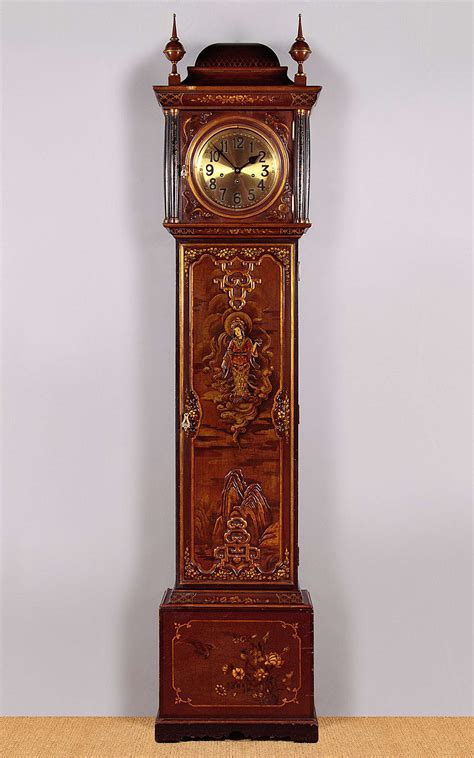 Chinoiserie Longcase Clock C 1930 In Antique Longcase Clocks