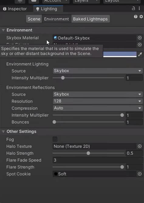 Unity Lighting Settings King Peng Studio
