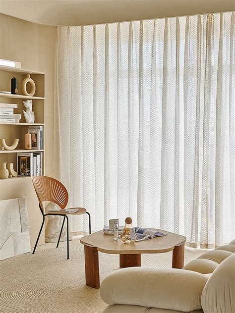 거실 침실 홈 데코용 라이트 럭셔리 커튼 반투명 화이트 반투명 창문 스크린 와비 사비 프렌치 로맨틱 Aliexpress