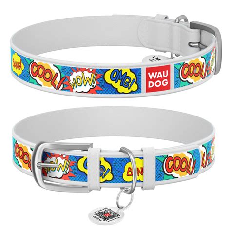 Ошейник WAUDOG Design ВАУ Металлическая Пряжка 12 Мм/19-25 См Белый ...