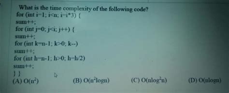 Algorithms Algorithms Time Complexity