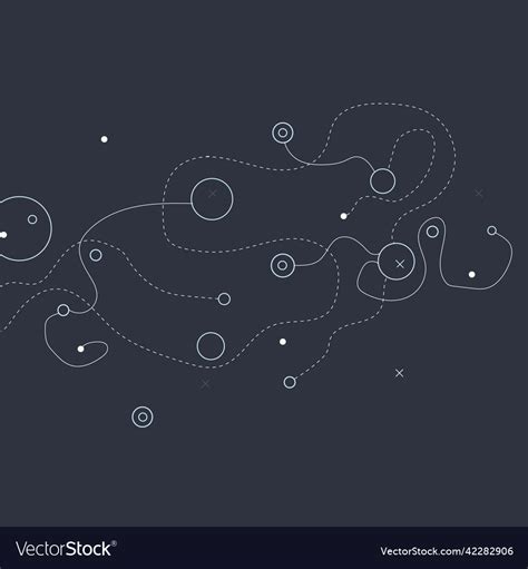 Abstract Simple Pattern Made With Circles Vector Image