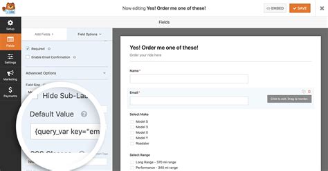 How To Use Query Strings To Pre Populate Form Fields From Another Form