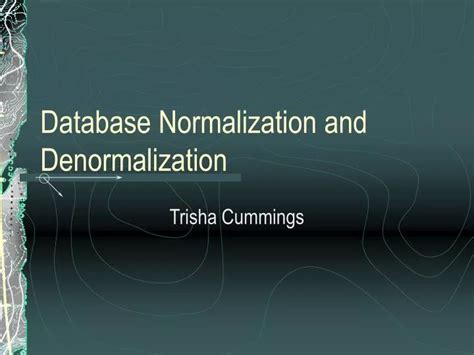 PPT Database Normalization And Denormalization PowerPoint Presentation ID
