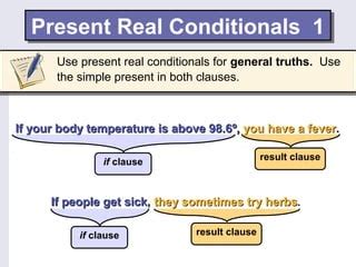 Present Real Conditionals PPS