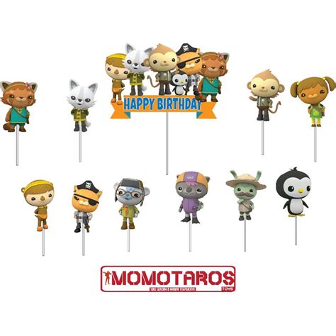 Octo Agents Octonauts Cake Topper Shopee Malaysia