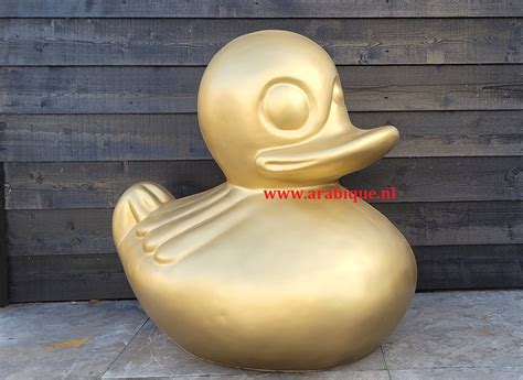 Badeend Xxl Arabique Kunststof Tuinbeelden