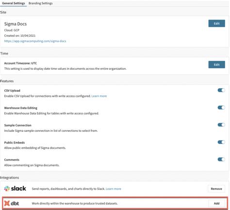 Dbt And Sigma Integration Phdata