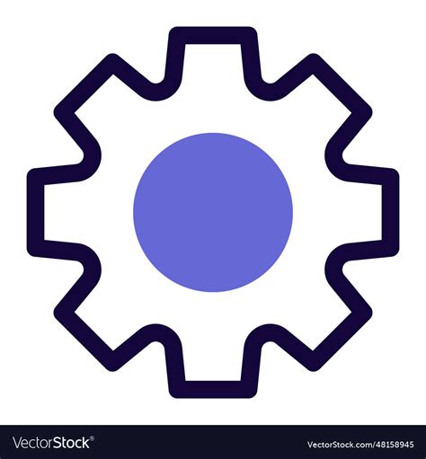 Configuration In Cyberspace For Security Vector Image