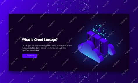 Premium Vector Isometric Illustration Data Center Cloud Connection Hosting Server Computer