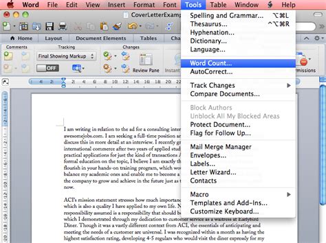 How To Count Words In Ms Word