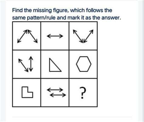 Find The Missing Figure Which Follows Thesame Patternrule And Mark It