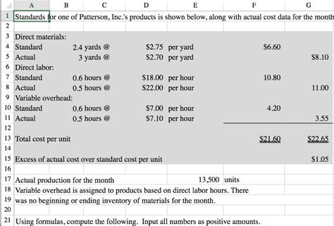 Solved Please Solve And Answer With Excel Formulas
