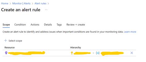 Azure Alert Rule Creation Kql In Query Editor Is Ok But Not Validated When Creating Or Editing