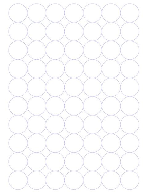 Circular Grid Pattern Graph Paper
