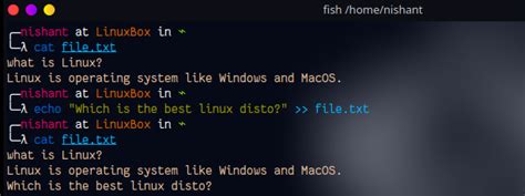 How To Append Text To End Of File In Linux Geeksforgeeks