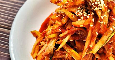 무 생채 만드는 법 생채 레시피 가을 무 요리