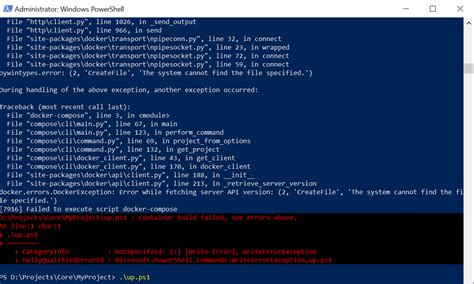 Powershell Pywintypeserror 2 Createfile The System Cannot