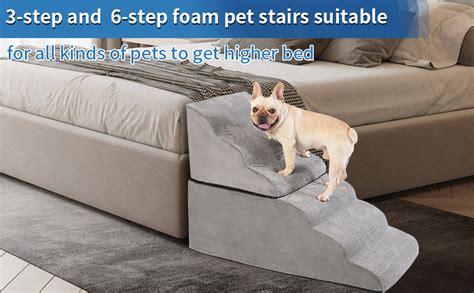 Suleemat 28 Inch High Dog Stairs And Steps For High Bed