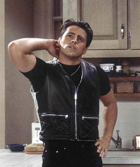 Joey Tribbiani Matt Leblanc Leather Vest Usa Leather Factory