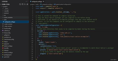 React Native 多平台配置，使用react Native Web运行在web端（自定义nfigjs配置篇）好