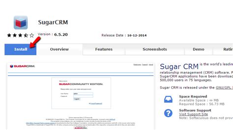 Install Via Softaculous SugarCRM CE Tutorial FastComet