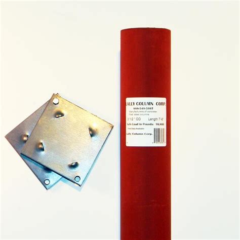 3 5in X 7 5ft Lally Column With Cap And Base At